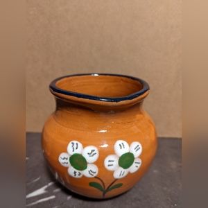 Accents | Taza De Barro Hand Painted Floral Mexican Pottery | Poshmark